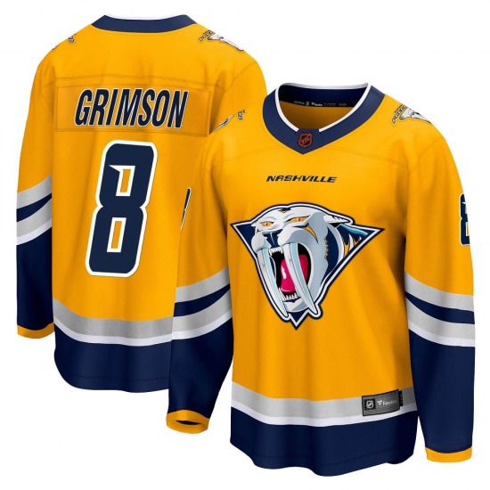 Breakaway Fanatics Branded Adult Stu Grimson Yellow Special Edition 2.0 ...